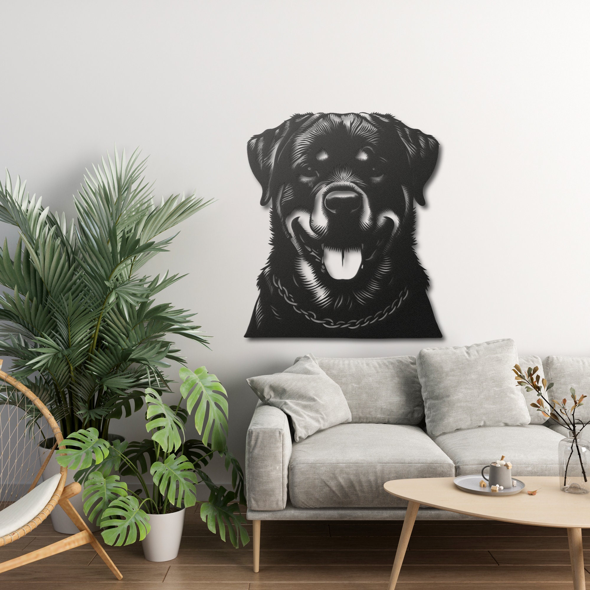 Rottweiler Metal Wall Art Rottweiler Wall Decor Rottweiler Metal Sign ...