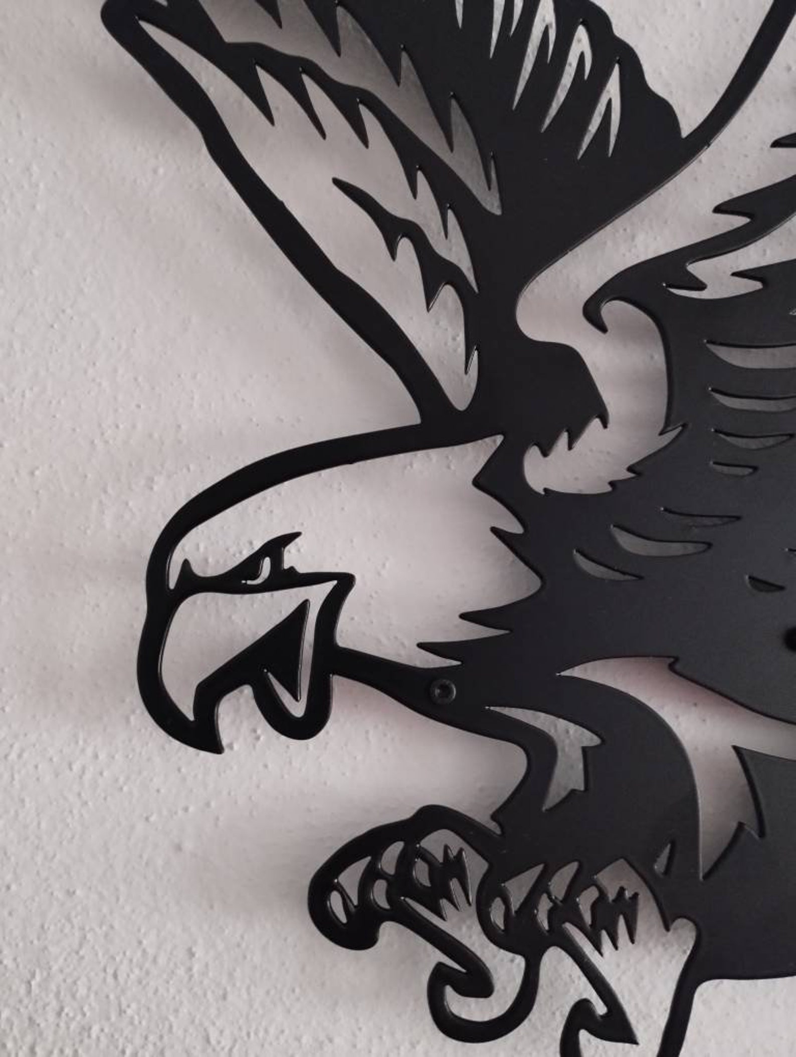 Eagle Metal Wall Art, Eagle Wall Decor, Bird Wall Hanging, Wildlife ...