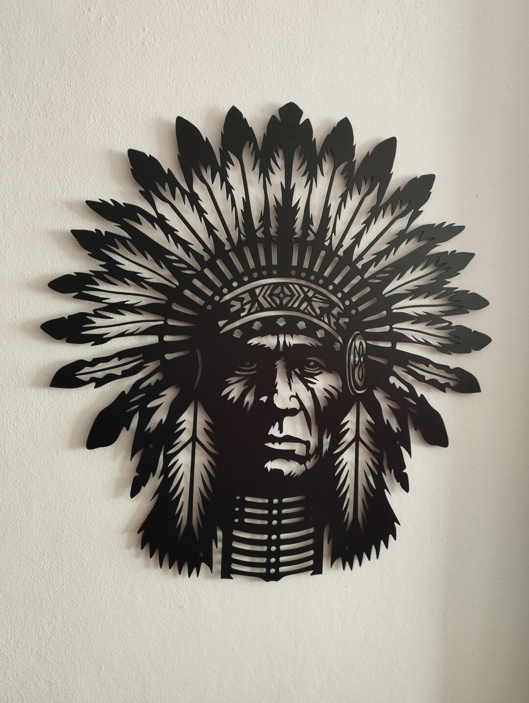 Big Chief Metal Wall Decor, War Eagle Wall Metal Sign, Red Indian Sign ...