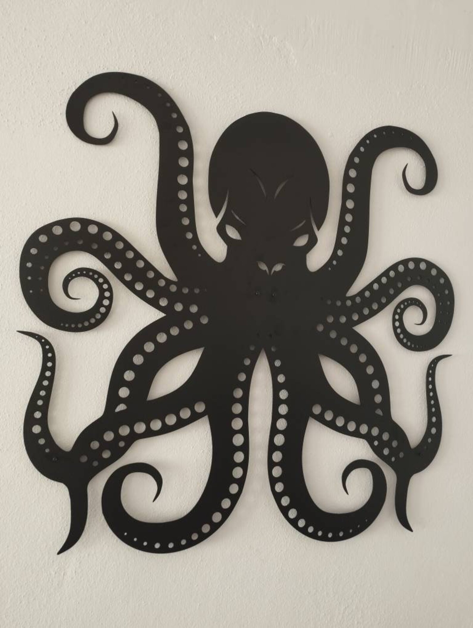 Octopus Metal Wall Sign, Octopus Wall Decor, Octopus Bedroom Decor ...