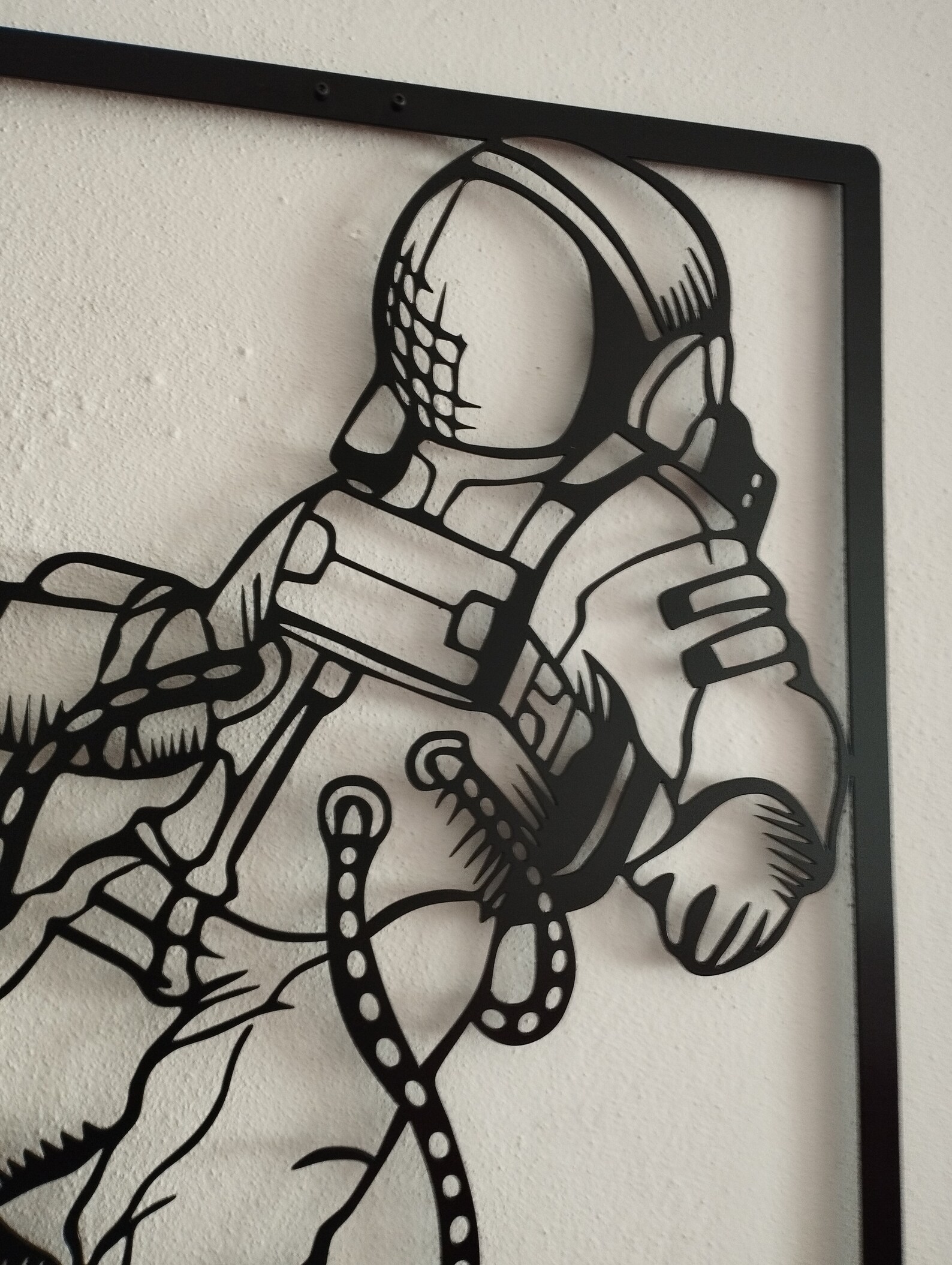 Astronaut Metal Wall Art,space Wall Decor,gifts for Space Lover,galaxy ...