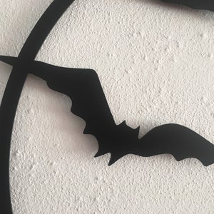Flying Bats Metal Wall Art,bats Metal Wall Decor,bat Metal Sign ...