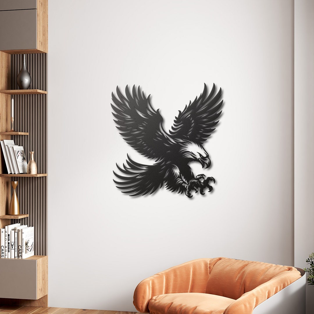 Eagle Metal Wall Decor // Eagle Metal Sign // Eagle Wall Art // Eagle ...