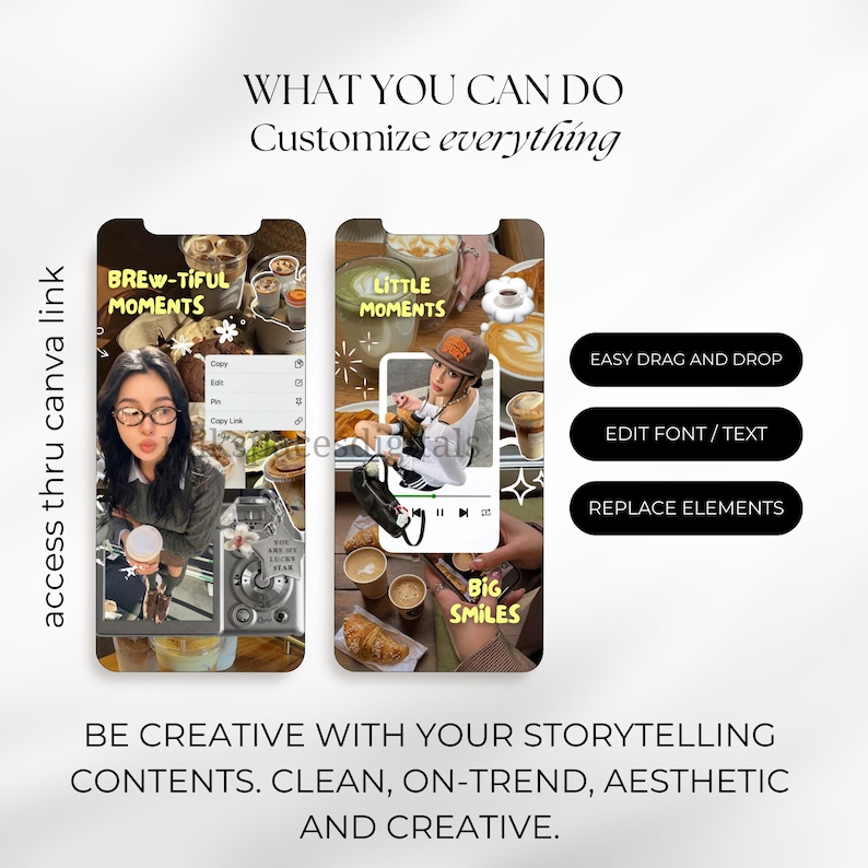 Instagram Story Template Daily Vlog Story Thumbnail Instagram Stories ...