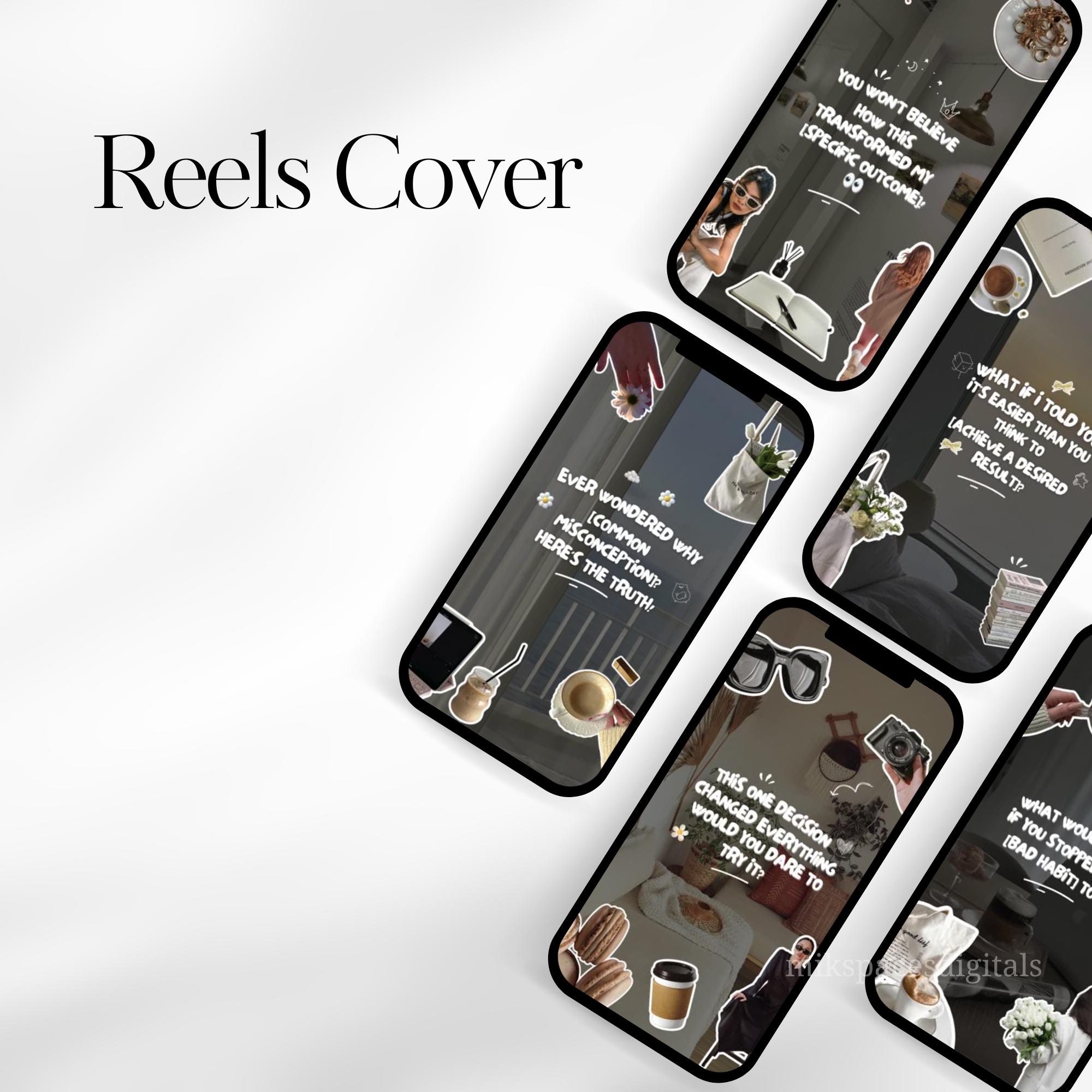 Instagram Reel Thumbnail Viral Posts & Hooks Template Instagram Reels ...