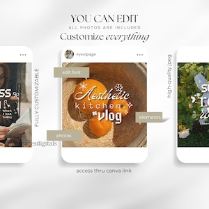 Faceless Vlog Instagram Reel Covers Templates Trendy Reels Mini Vlog ...
