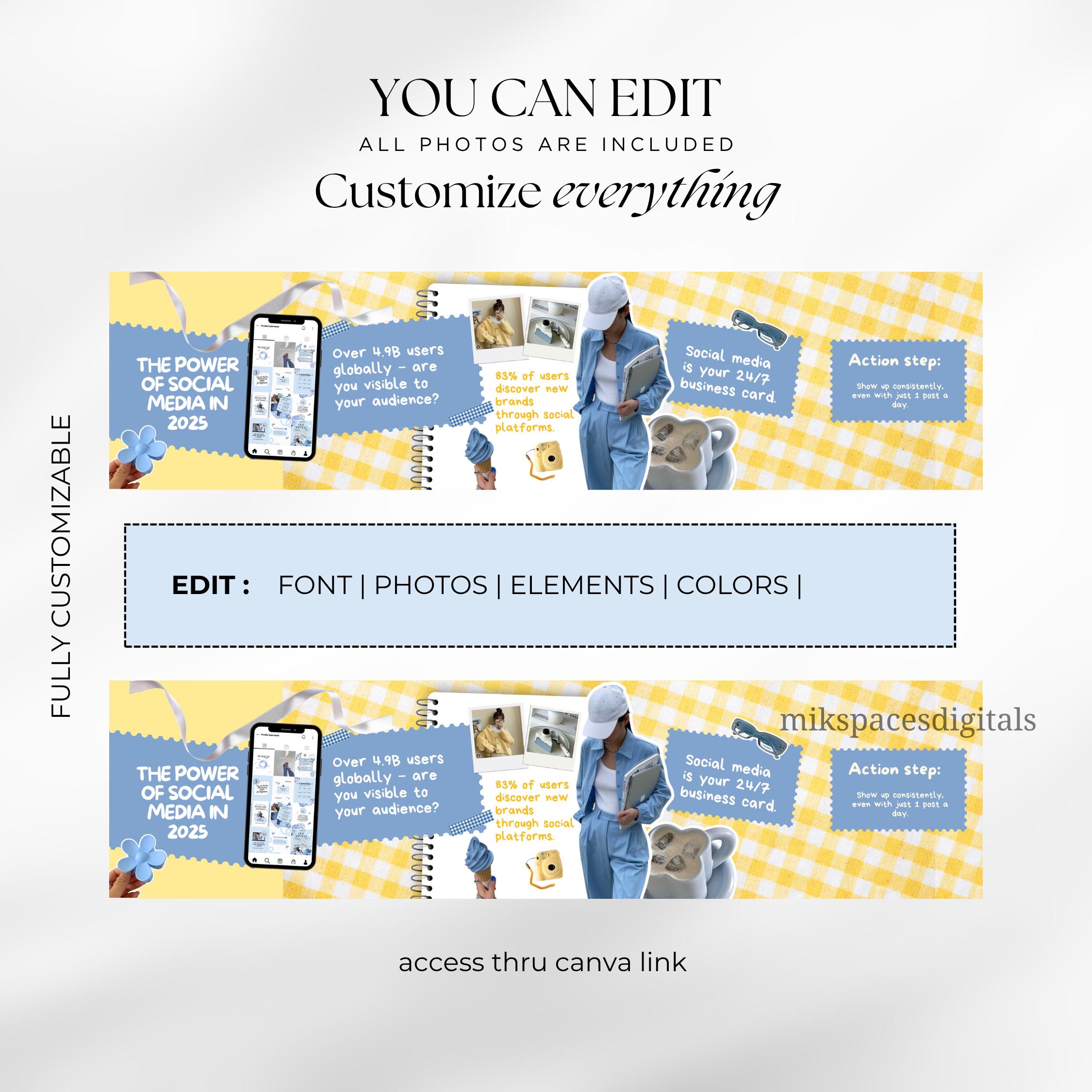 Carousel Templates Instagram Carousel Seamless IG Carousel Canva ...