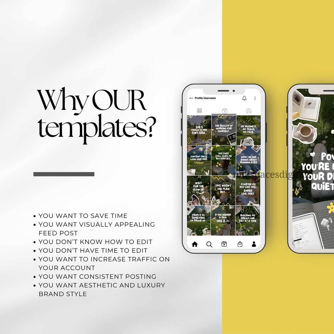 Instagram Reel Covers Templates Faceless IG Reel Thumbnail Reels Cozy ...