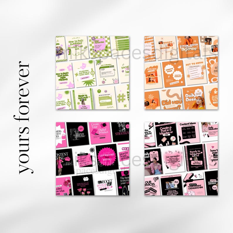 500+ Instagram Template Social Media Template Instagram Marketing Mega ...