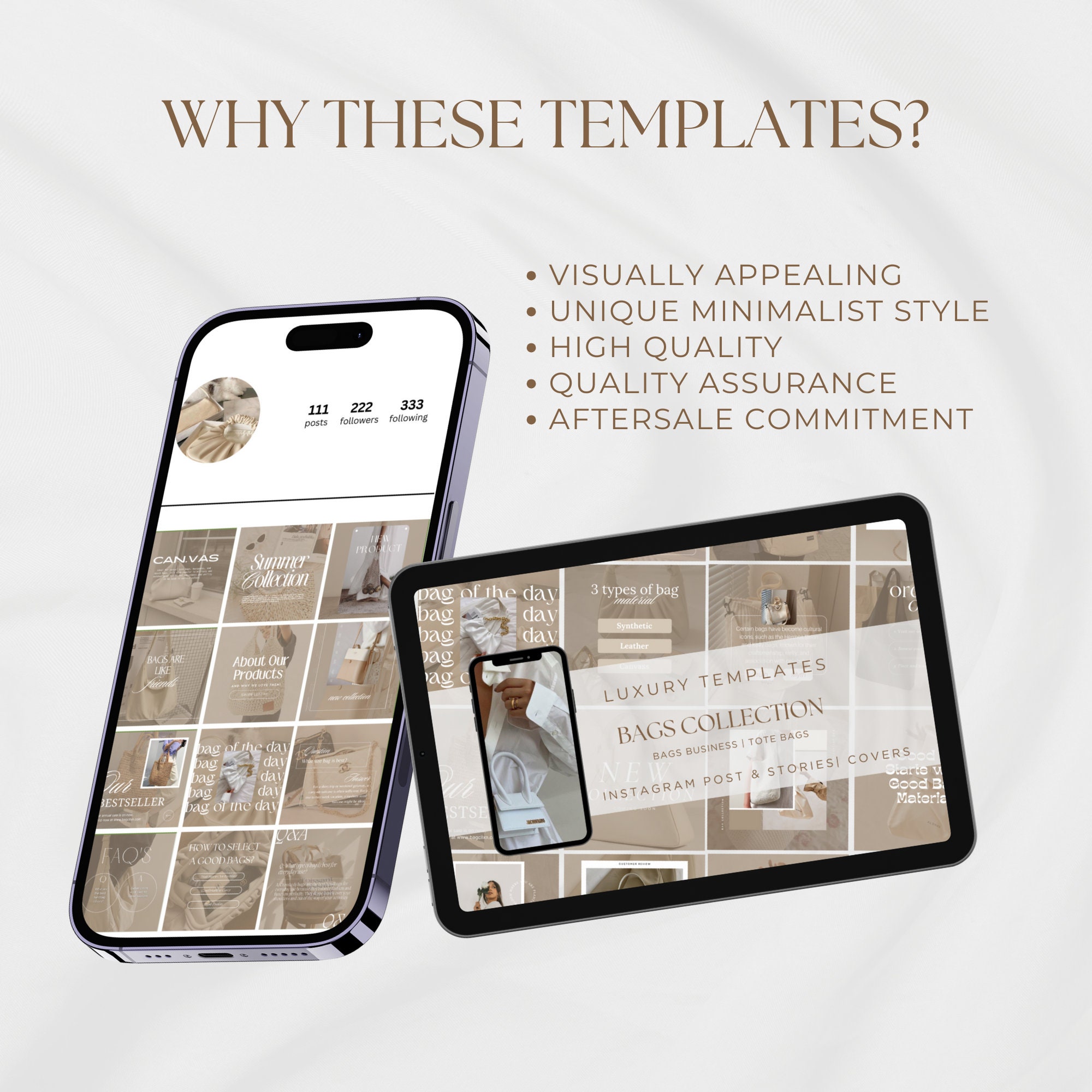 120 Bags Collection Templates Women Bag Business Instagram Templates ...