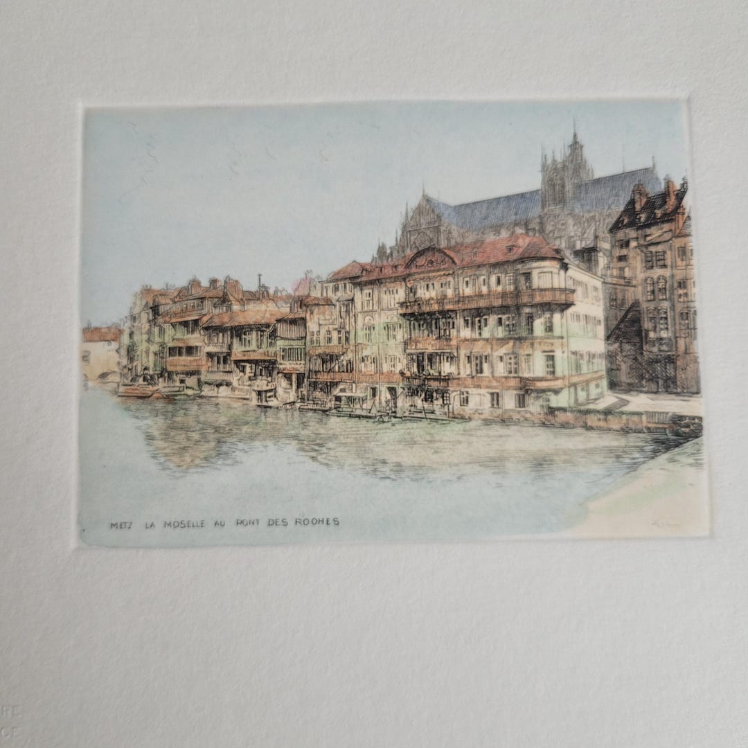 Engraved Print by Léopold Robin, Master Engraver (1877-1939), French ...
