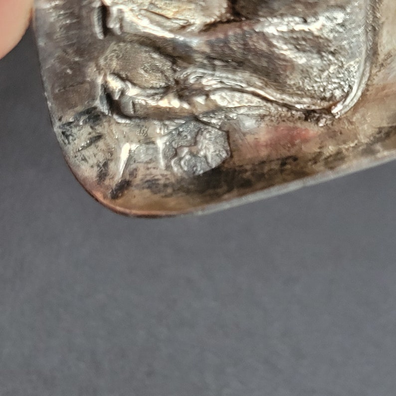 Spoon or Shovel in Sterling Silver, Dutch and Goldsmith's Hallmark Late ...