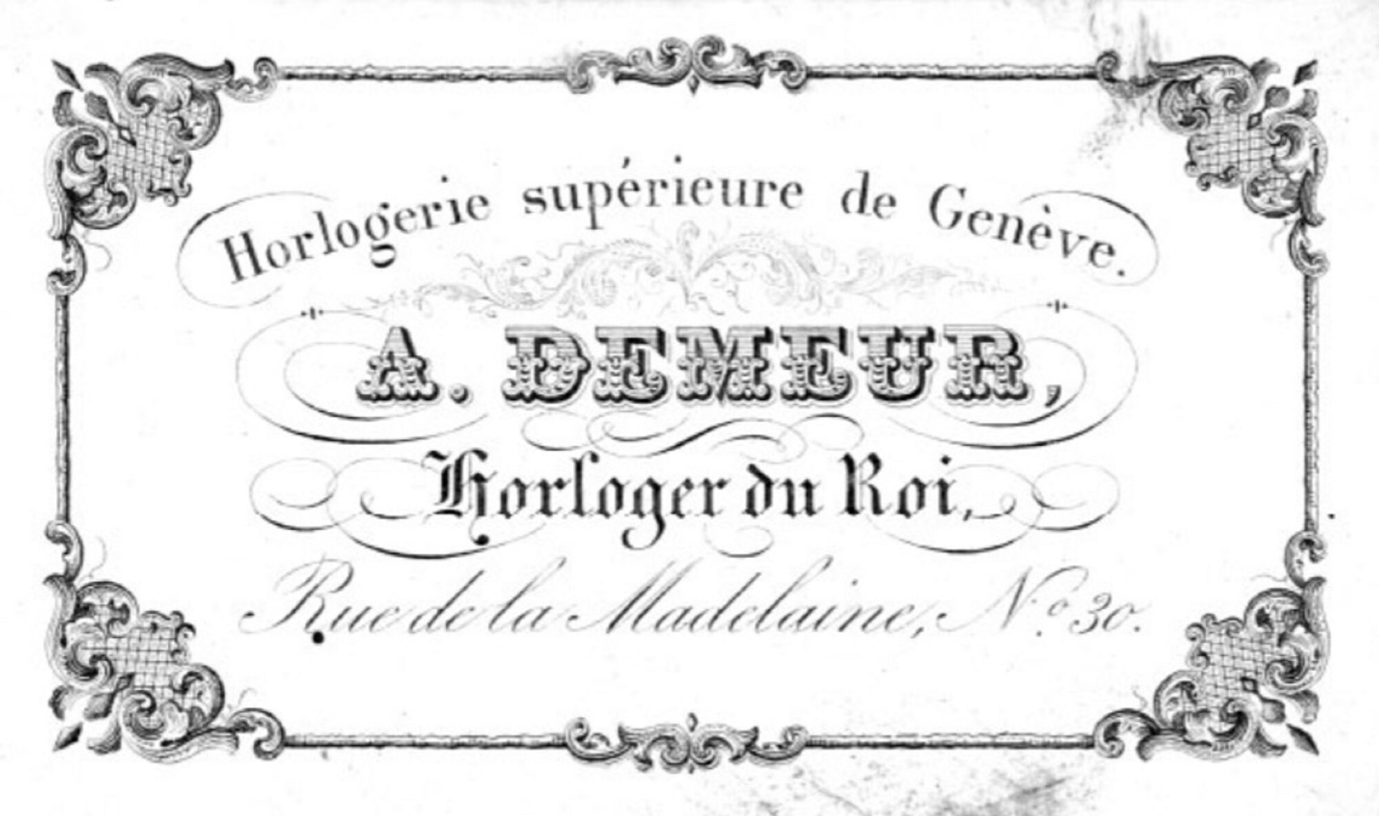 DEMEUR Clock, Clockmaker to the King of Belgium Brussels Clock in ...