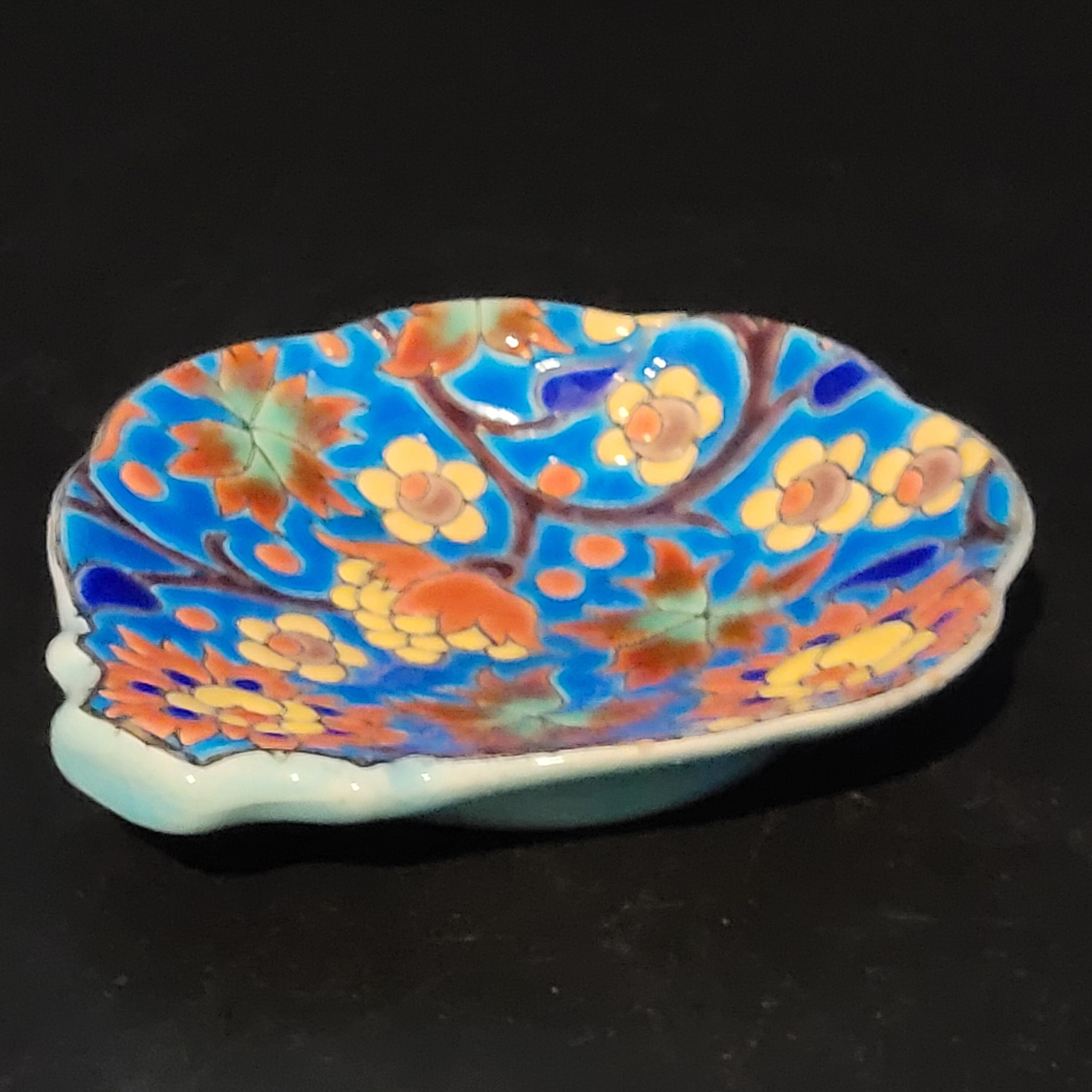 Emaux De Longwy France Scallop-shaped Dish, D 5676 Napoleon III ...