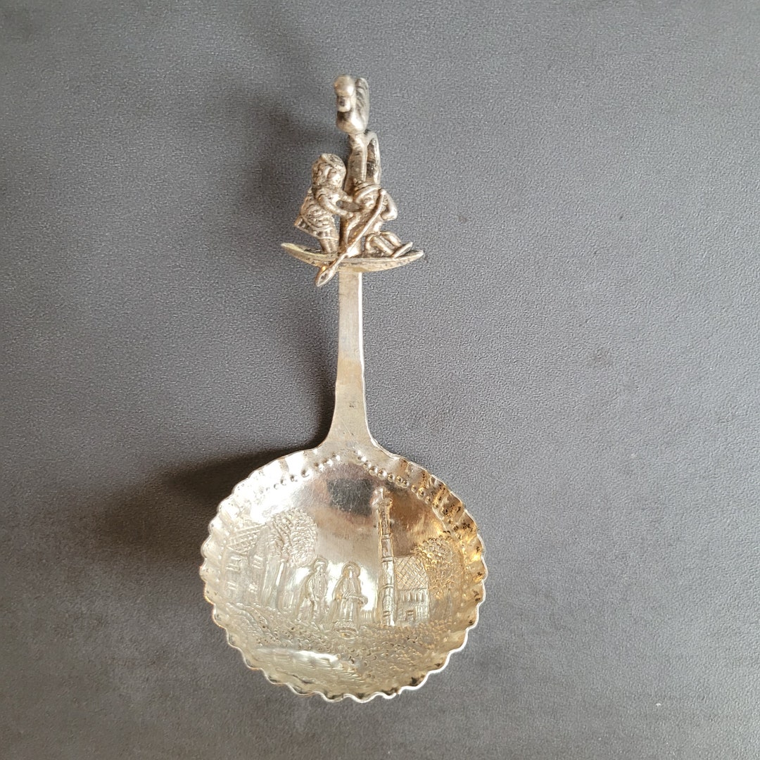 Spoon or Shovel in Sterling Silver, Dutch and Goldsmith's Hallmark ...