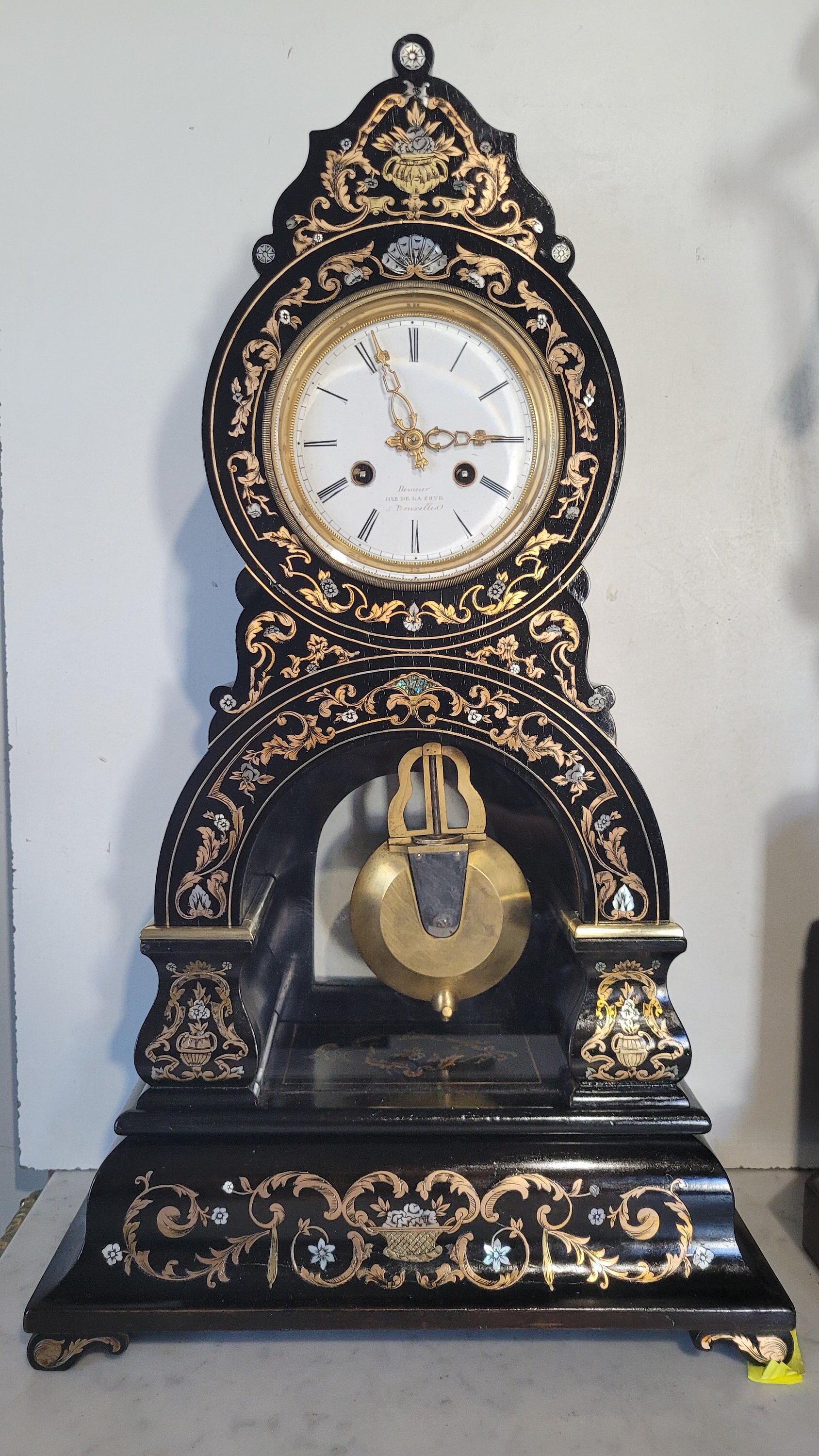DEMEUR Clock, Clockmaker to the King of Belgium Brussels Clock in ...