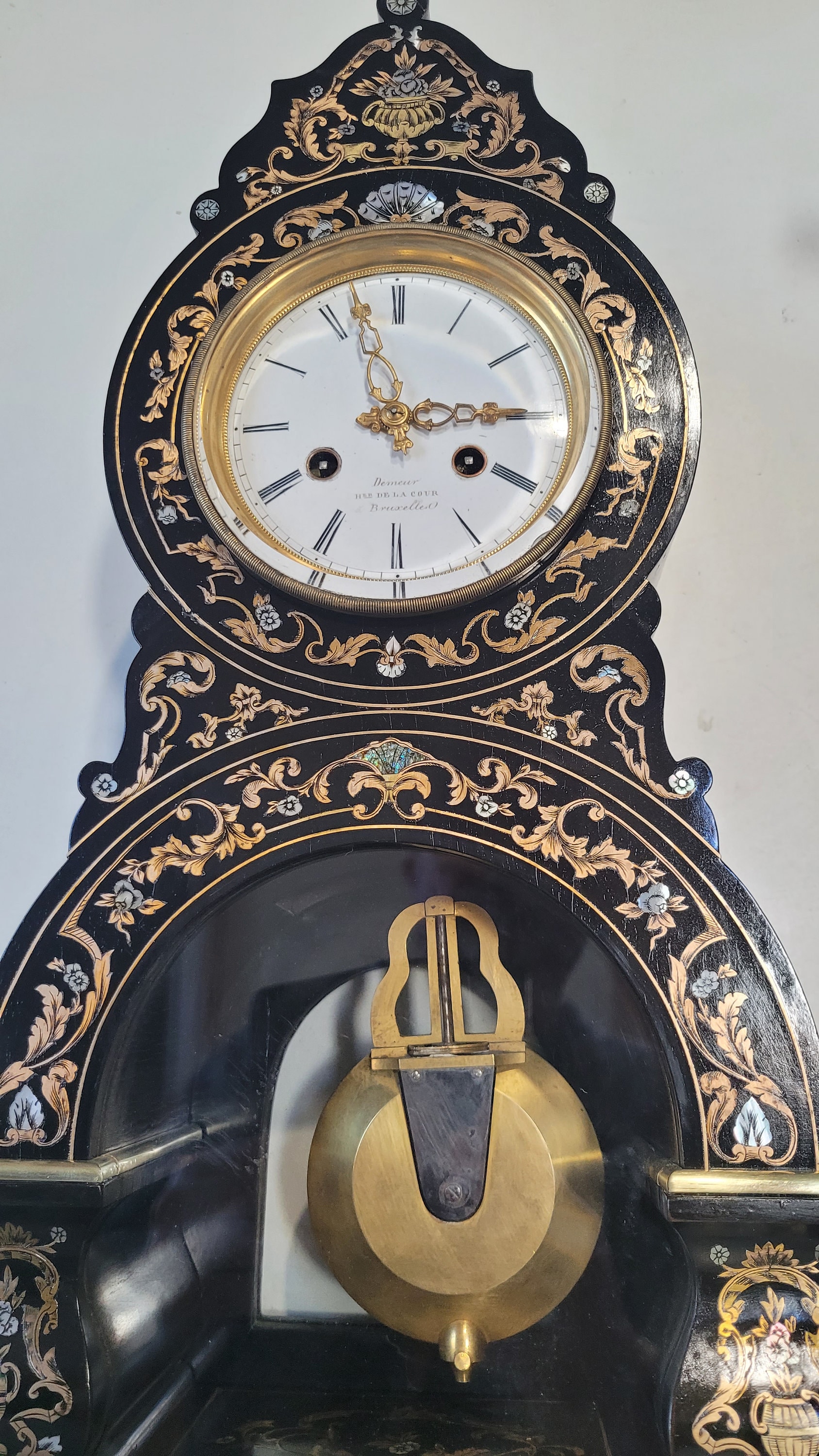 DEMEUR Clock, Clockmaker to the King of Belgium Brussels Clock in ...