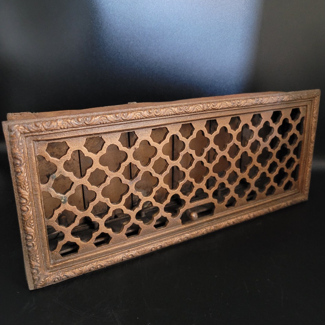 Antique Ventilation Grille, French Victorian Napoleon 3 Chimney Aerator ...