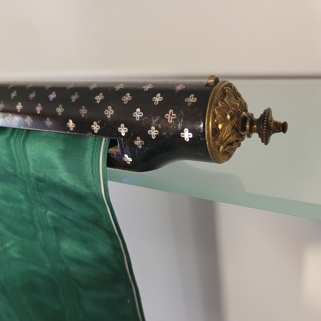 Antique Calèche Curtain Boulle Marquetry Inlaid With Mother-of-pearl ...