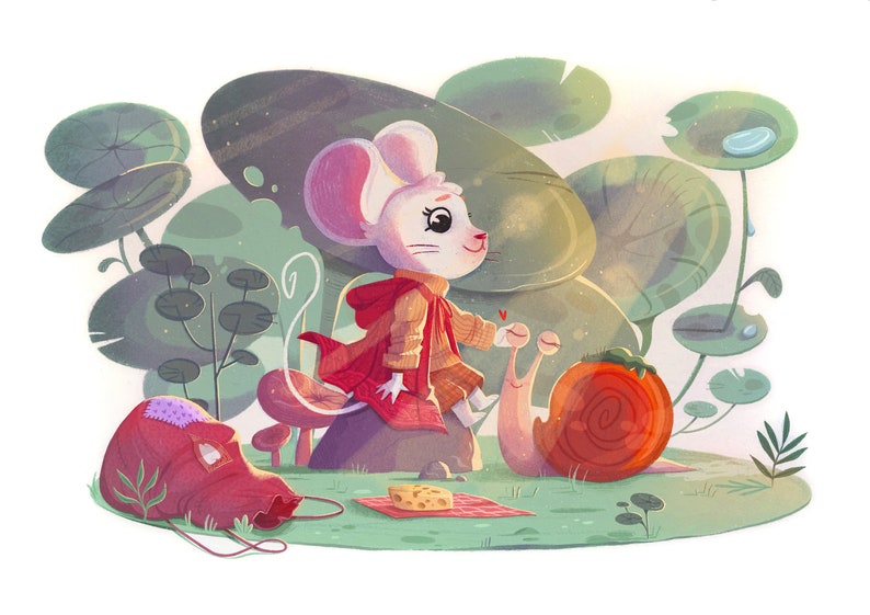 Finette & Oscar - Print A4 - Etsy