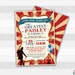 Greatest Showman Birthday Invitation, Greatest Showman Birthday ...