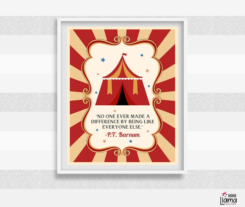 Circus Signs, Greatest Showman, Circus Birthday Party, Quotes Canvas ...