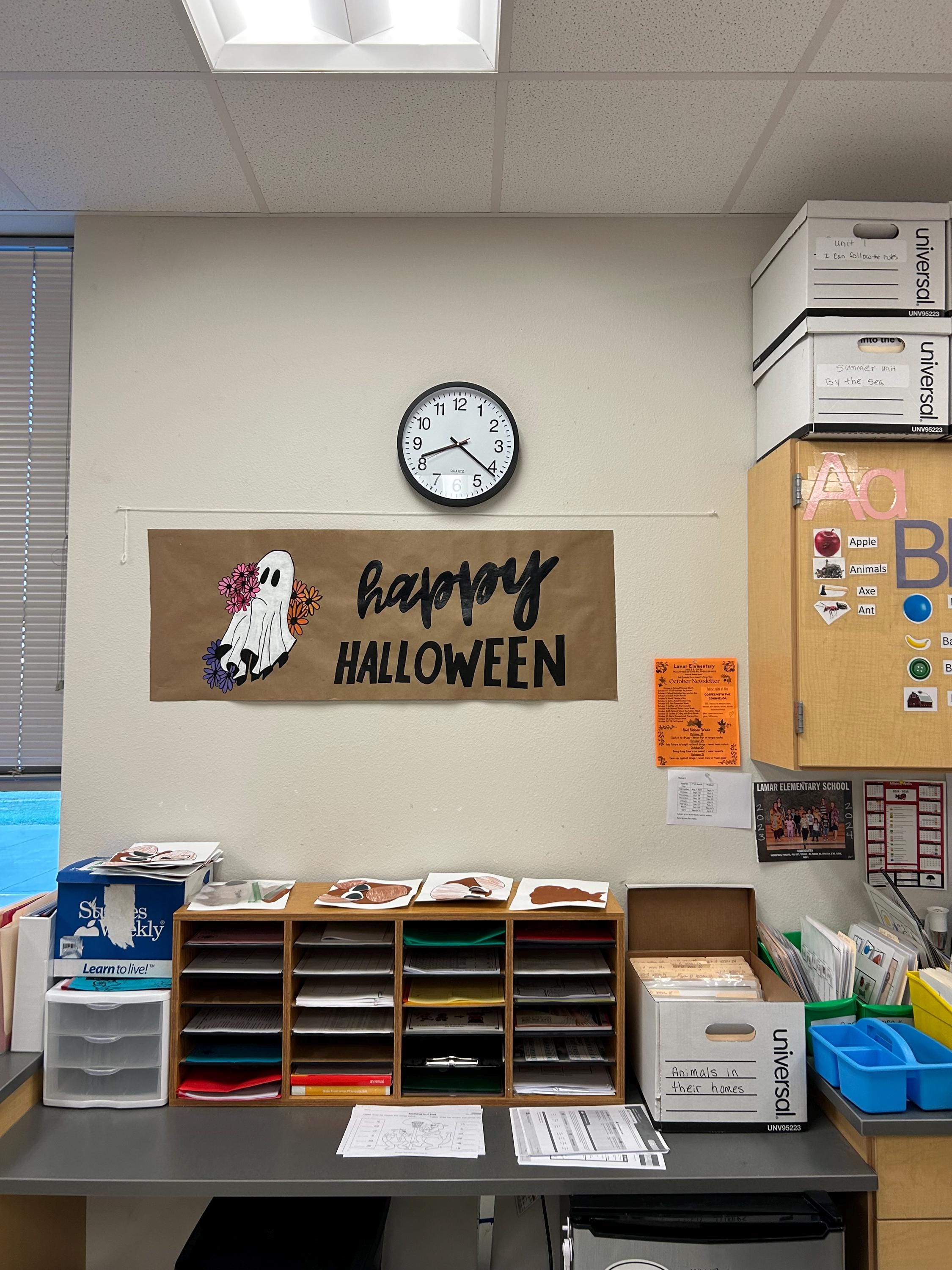 Happy Halloween Ghosty Kraft Paper Banner - Etsy