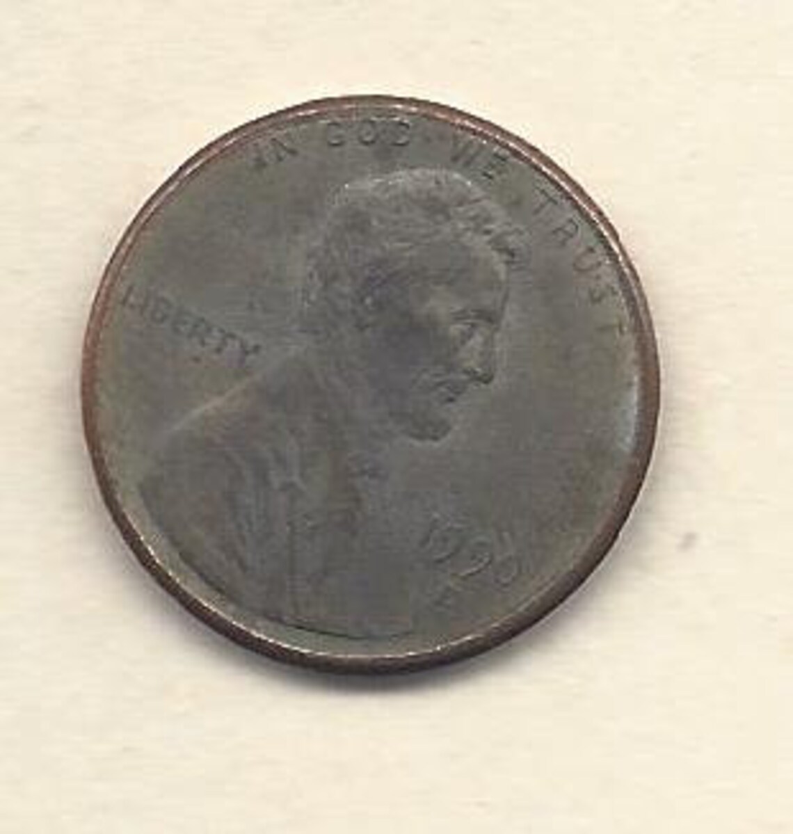 Rare 1990 D Penny - Error - Black (front and Back) - No Copper on Coin ...