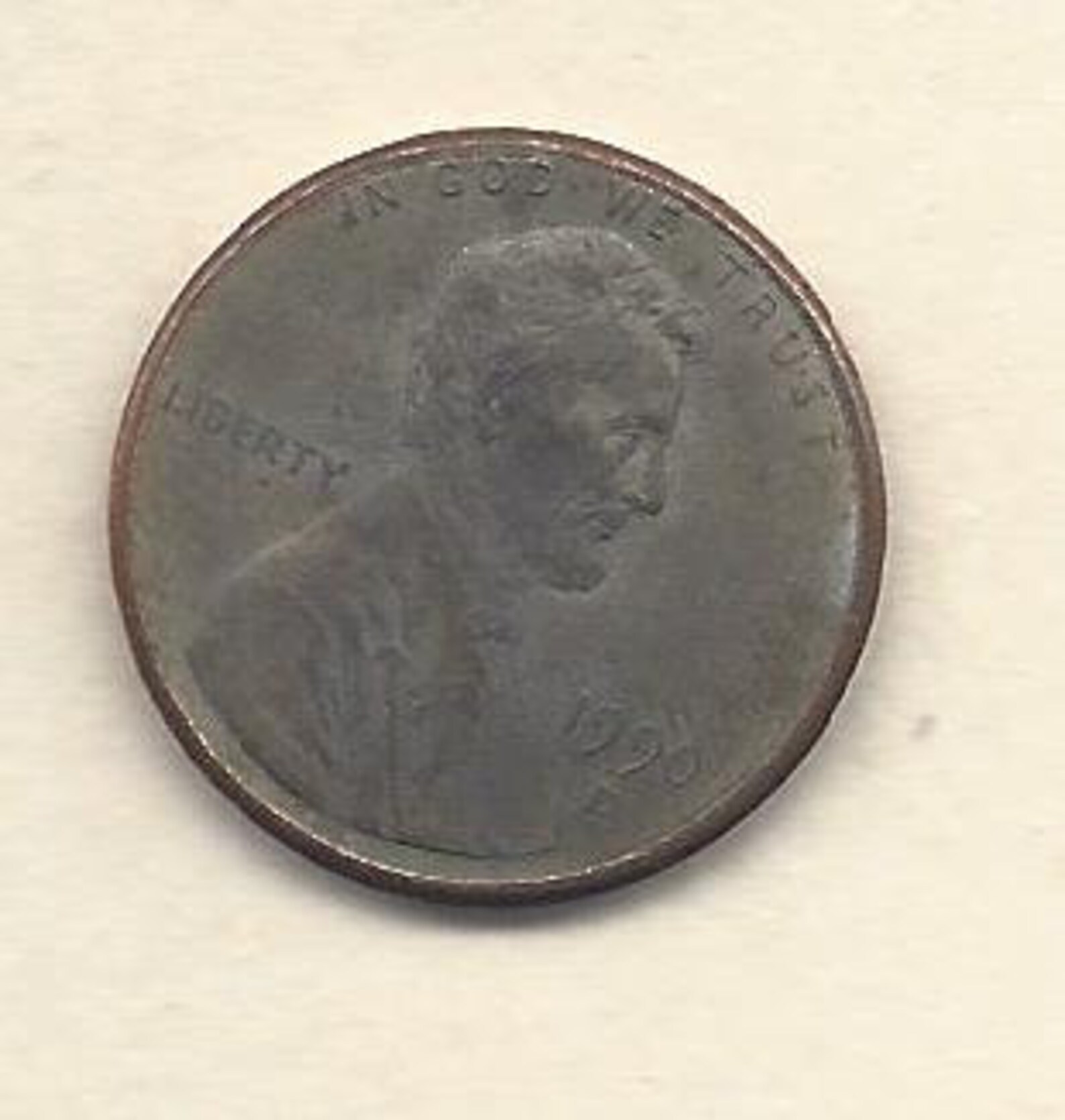 Rare 1990 D Penny - Error - Black (front and Back) - No Copper on Coin ...