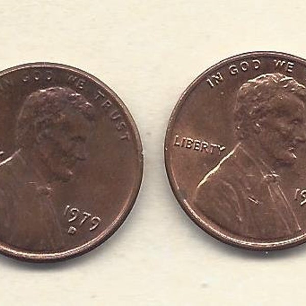 1979 Penny No Mint Mark - Etsy