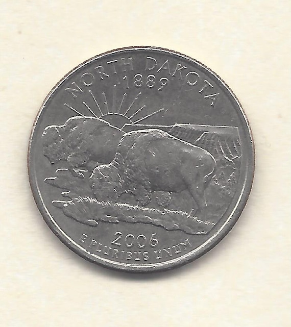 2006 D Buffalo Quarter North Dakota Very Rare and Hard to - Etsy