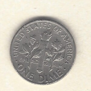 1965 D Dime - No Mint Mark - Rare - Etsy