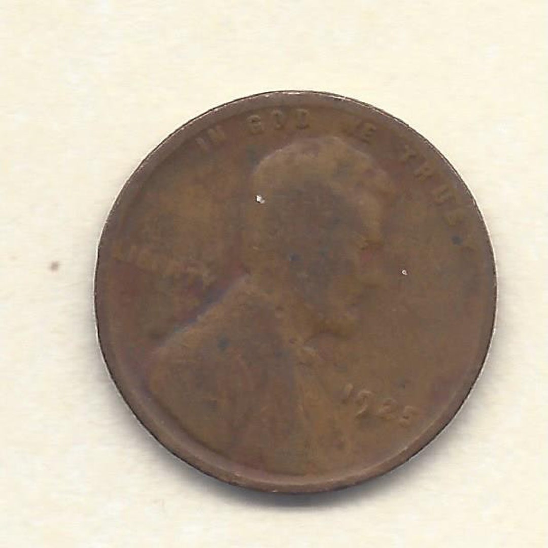 1925 Lincoln Wheat Penny Rare - No Mint - Etsy