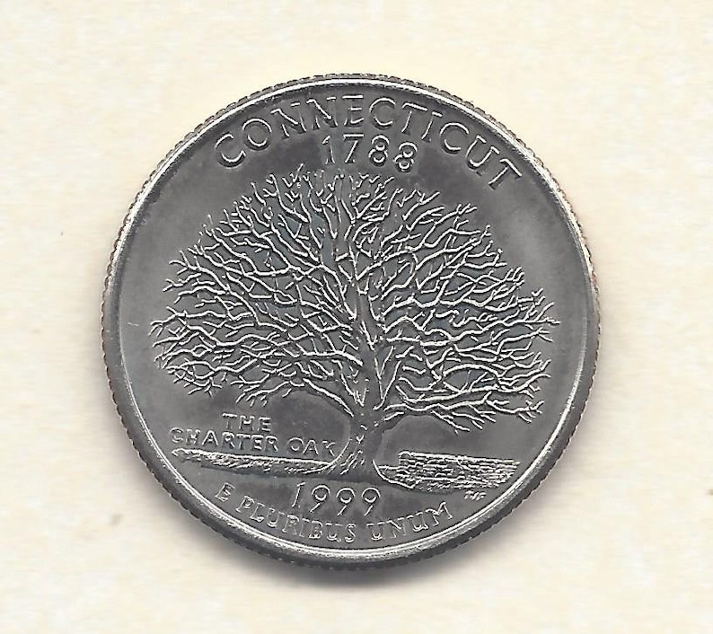 1999 Quarter - Connetcicut. - Rare - Etsy