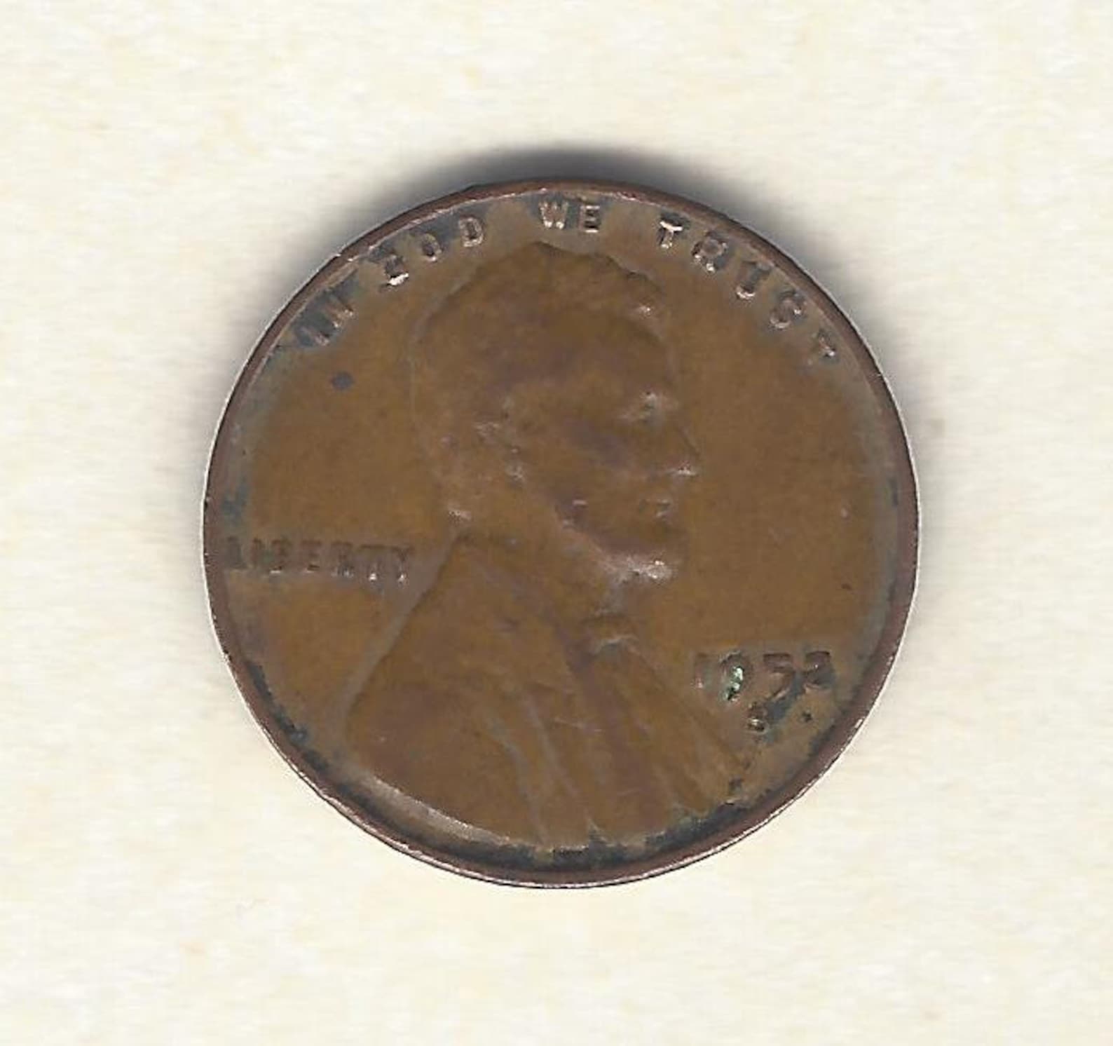 1952 Penny - S Wheat (san Francisco) Errors in Trust and Bold Letters ...