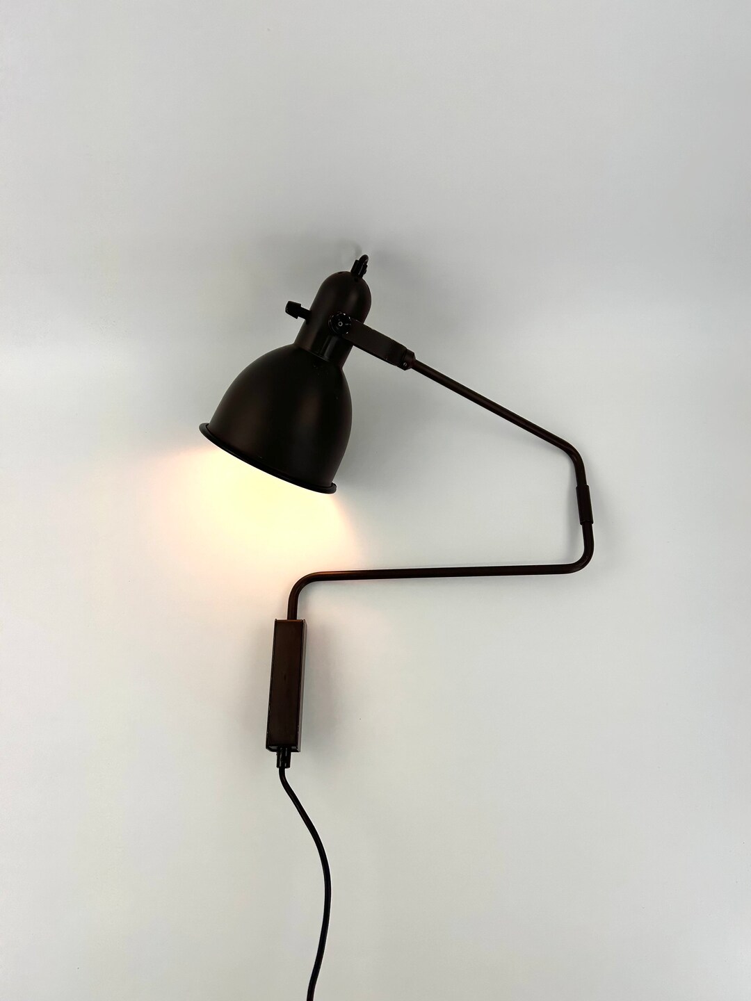 Swivel Arm / Elbow / Paper Clip Wall Lamp by J. Hoogervorst - Etsy