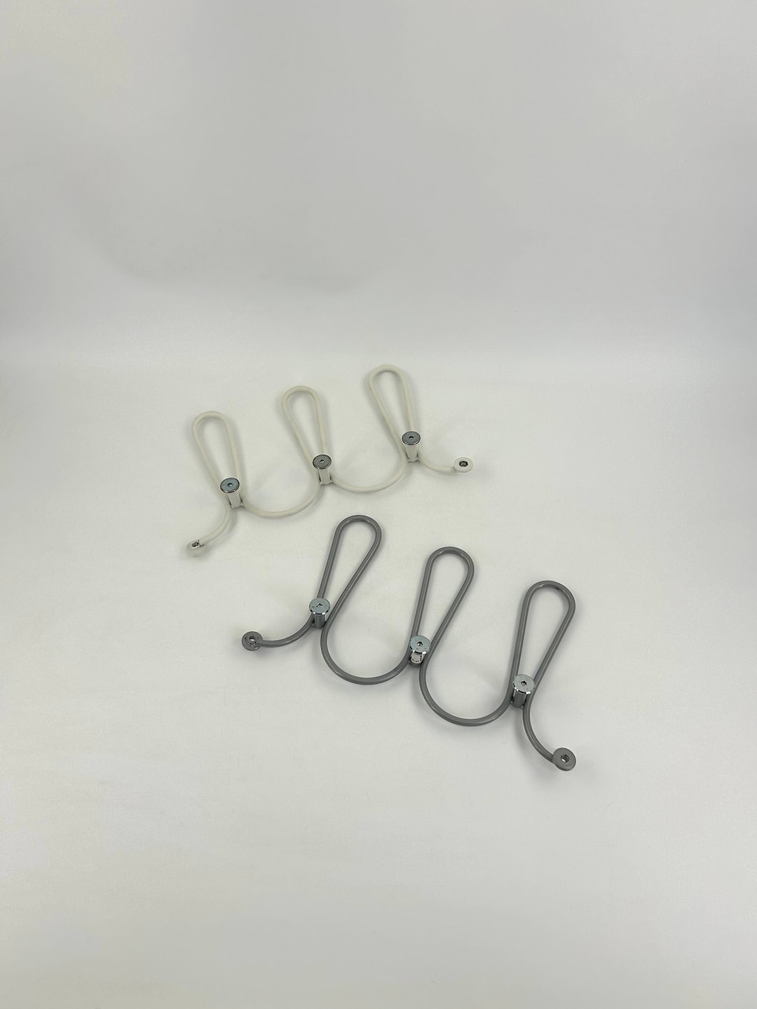 IKEA Logga Metal Wall Coat Rack With 3 Knobs and 3 Hooks Vintage 1990s ...