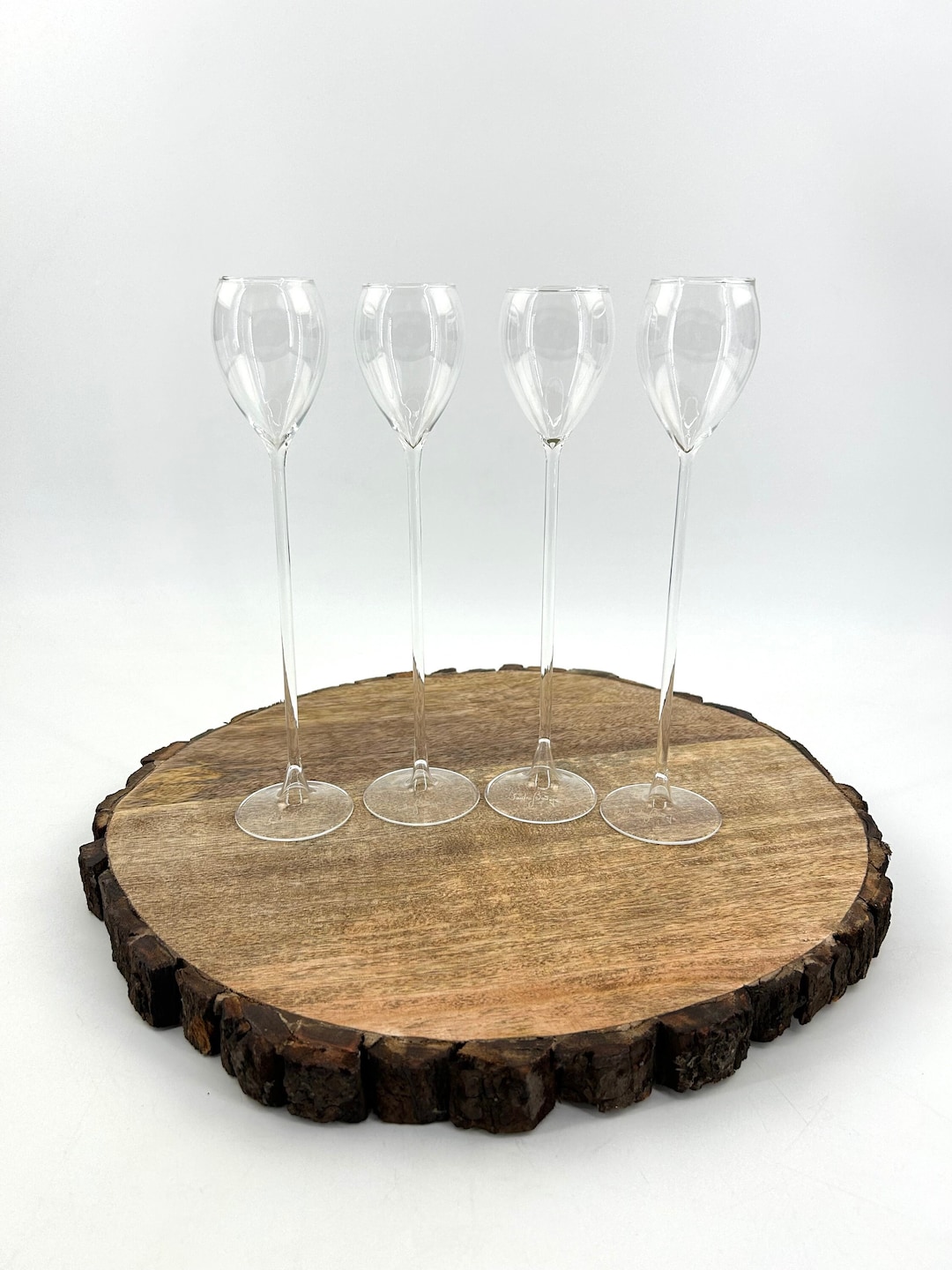 Grappa Glasses - Set of 4 - Handmade - Signed - 1990s - Etsy
