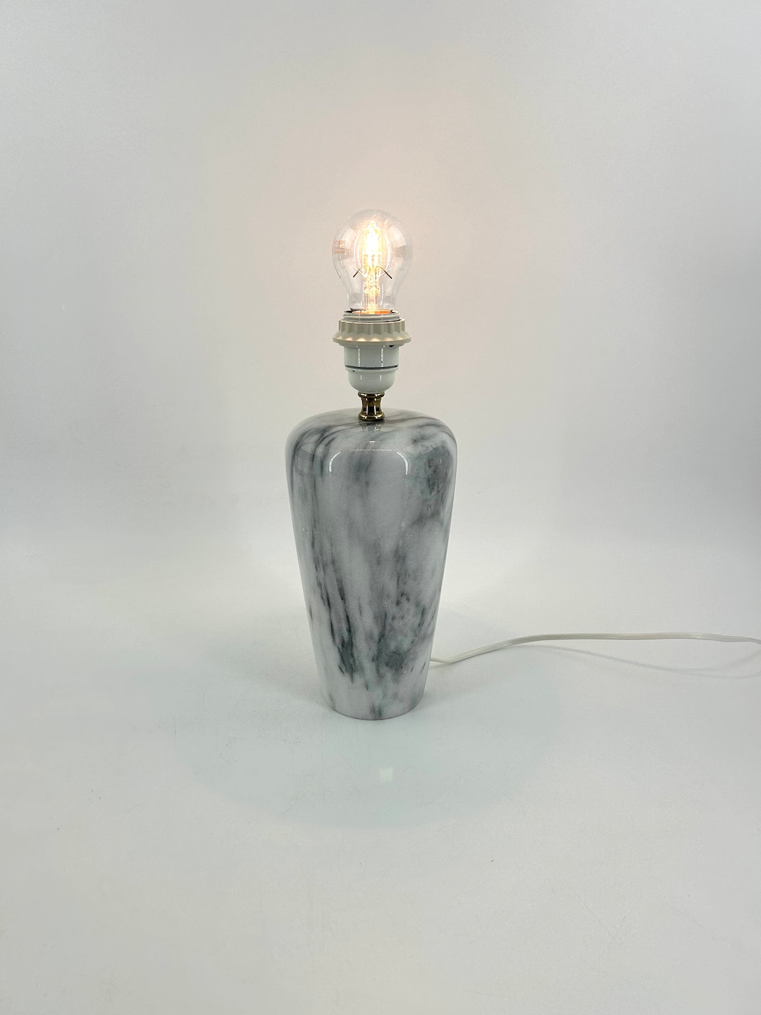 Marble Lamp Base for Table Lamp 1990s - Etsy