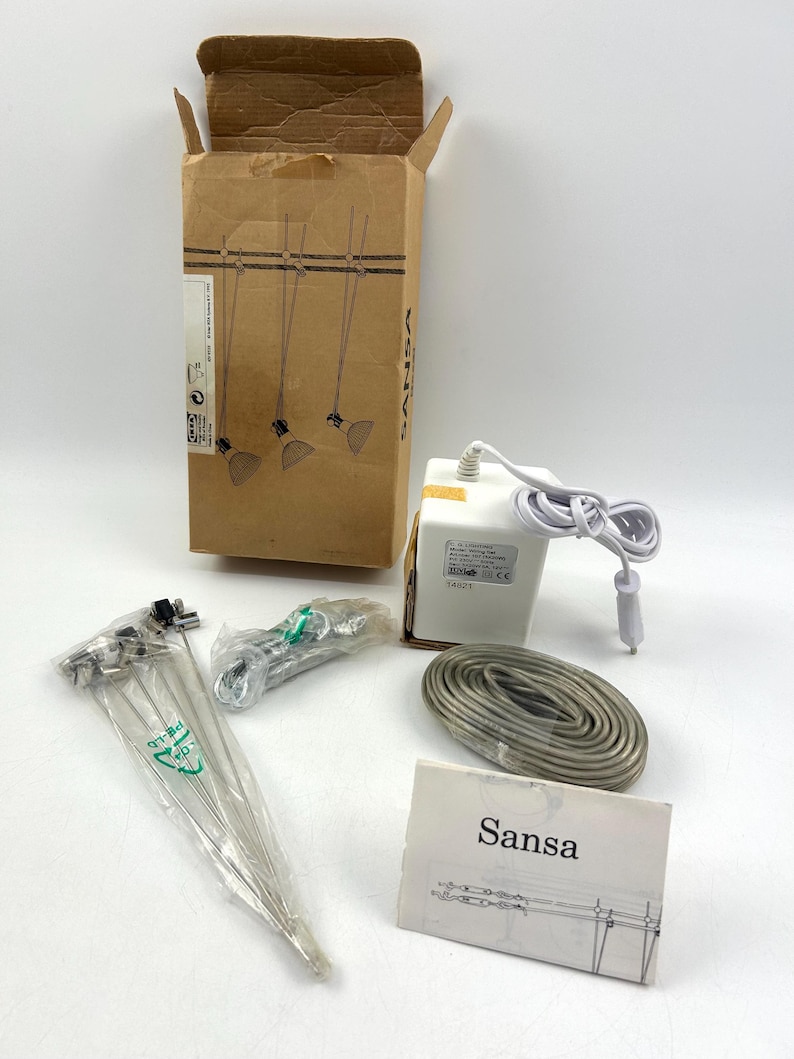 NEW! IKEA - Sansa Ceiling Spotlights Wire Tension Light - 1995 - Etsy ...