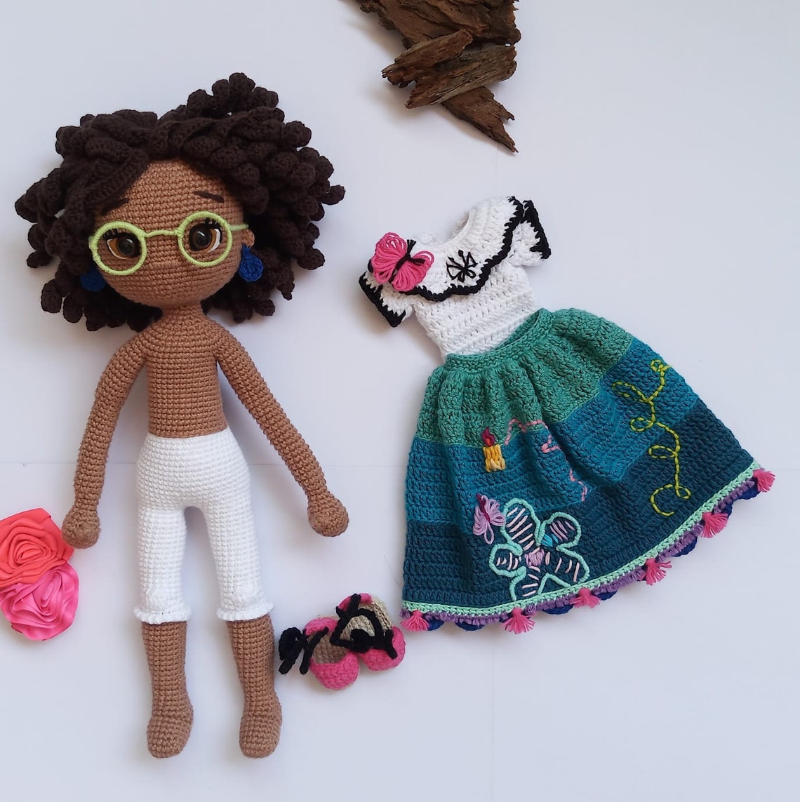 English MIRABEL Pattern Amigurumi Removable Outfit 40 Cm - Etsy