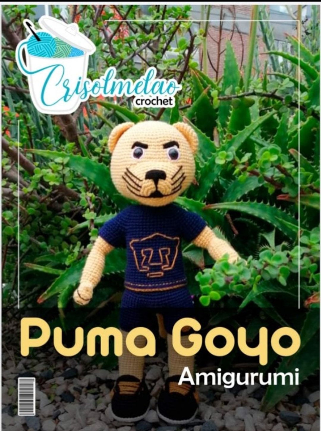 Digital Pattern in PDF in Spanish Puma Goyo UNAM - Etsy