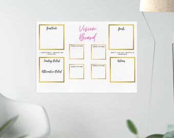 Digital Vision Board Planner - Etsy