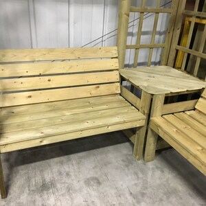 Hampton Large Corner Arbour - Etsy UK