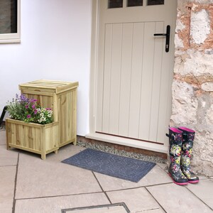 Simply Wood Keep Safe Parcel Store With Planter - Etsy UK