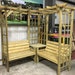 Hampton Large Corner Arbour - Etsy UK