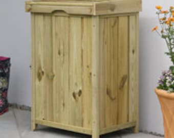 Simply Wood Keep Safe Parcel Store With Planter - Etsy UK