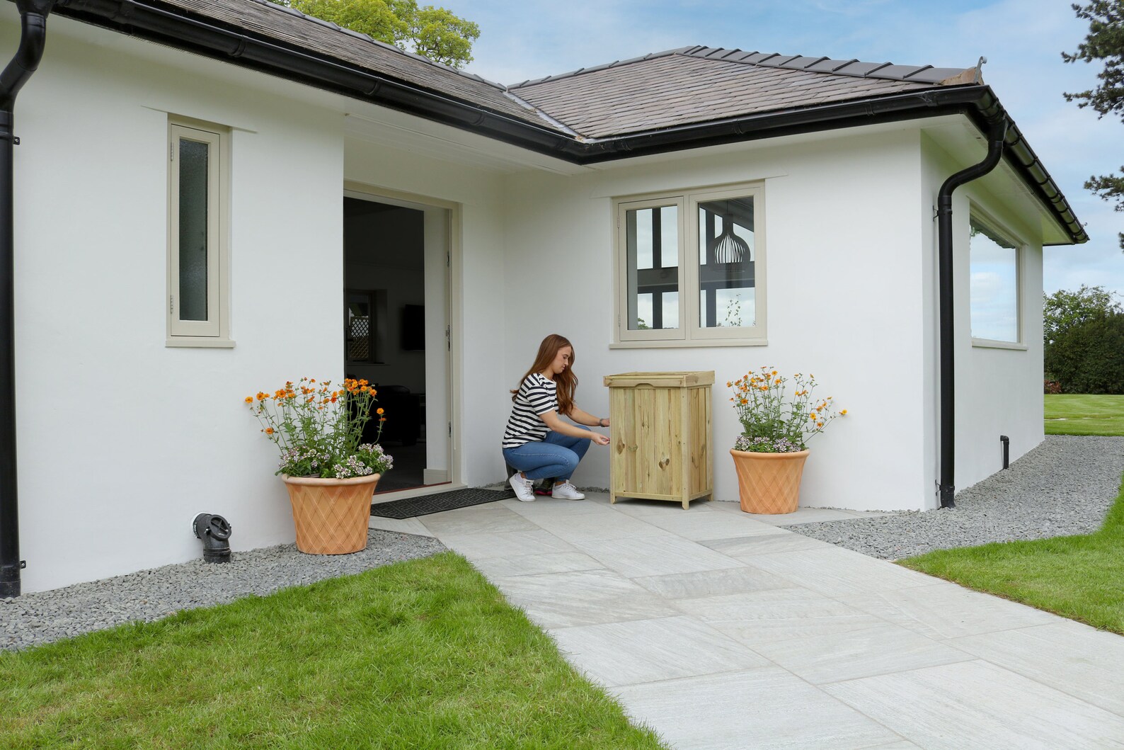 Simply Wood Keep Safe Parcel Store - Etsy UK