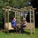 Hampton Large Corner Arbour - Etsy UK