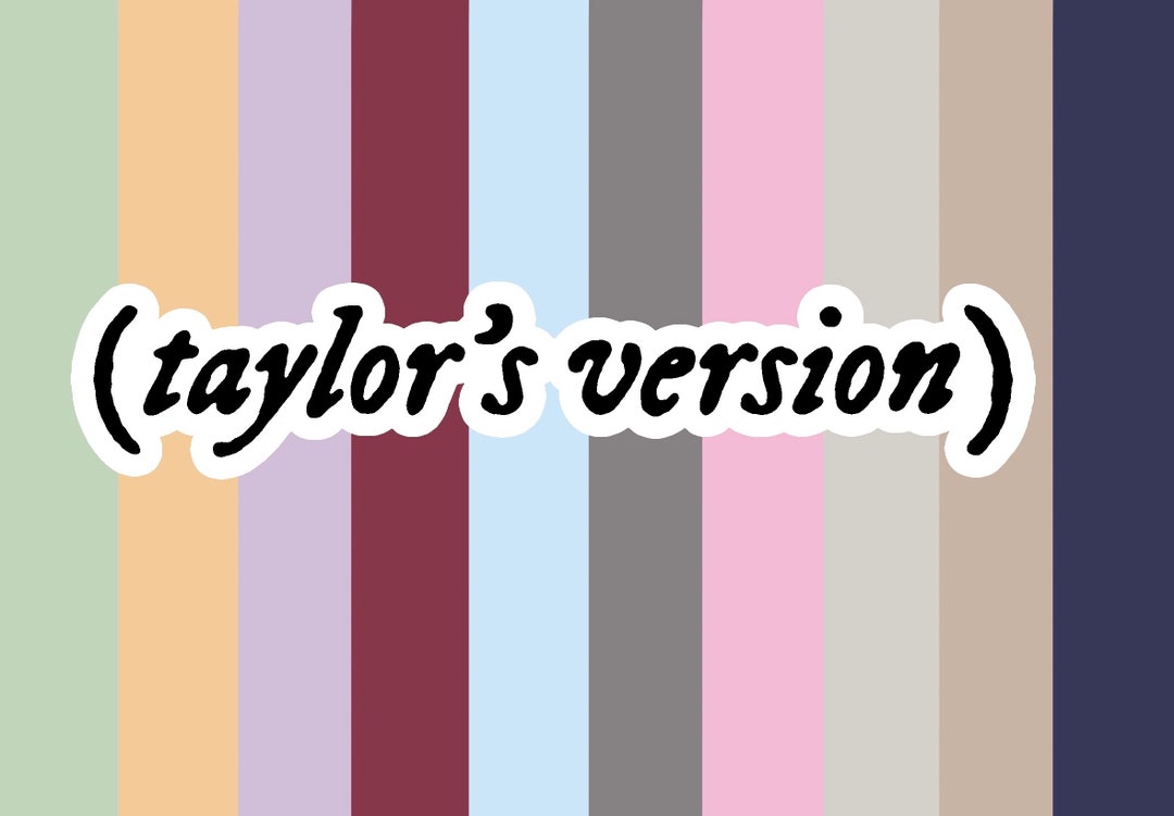 Taylor’s Version Sticker - Etsy